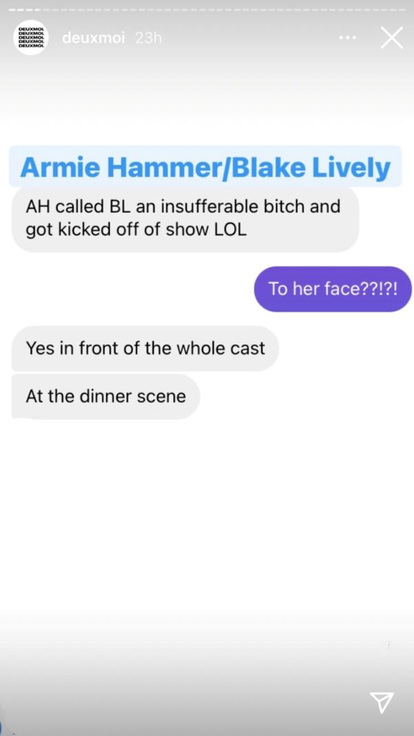 Did Blake Lively get Armie Hammer fired from Gossip Girl? – Socialite Life