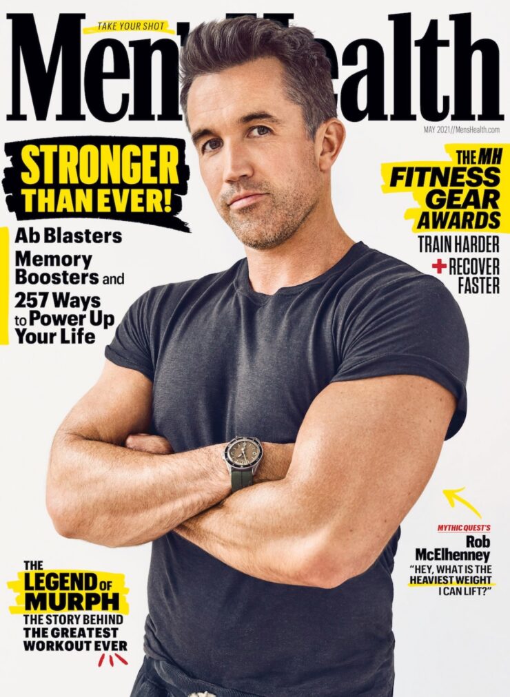 Rob McElhenney shows off his jacked body in Men's Health – Socialite Life
