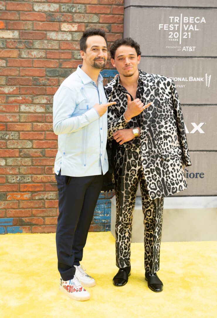 Anthony Ramos brings leopard print to the In the Heights premiere ...