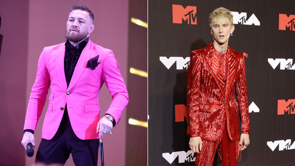 Conor McGregor and Machine Gun Kelly fought on the VMAs red carpet ...