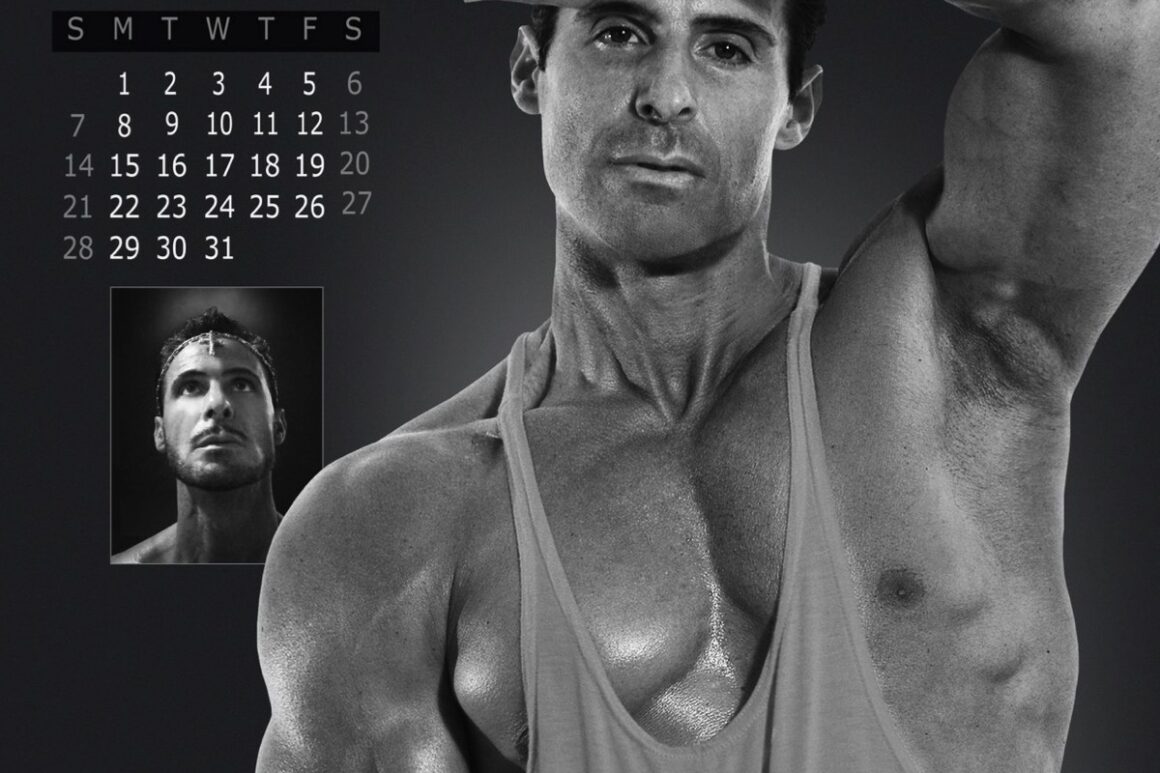 Deck your walls with an inspiring calendar from fitness model Anthony ...