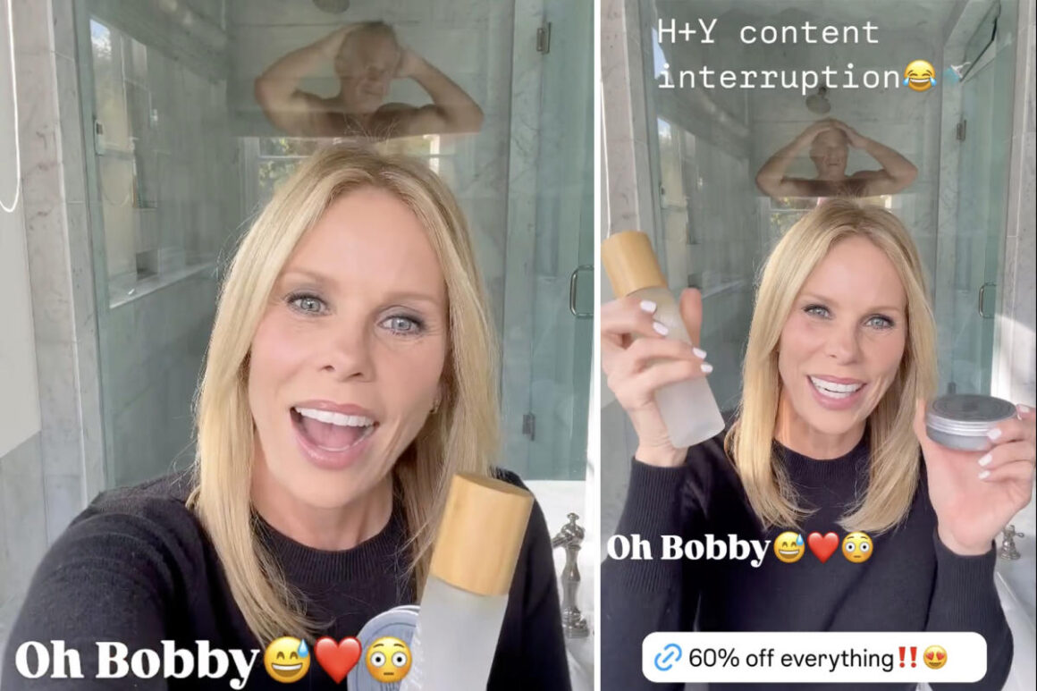 Cheryl Hines posts cringe video promoting her beauty line as her naked ...