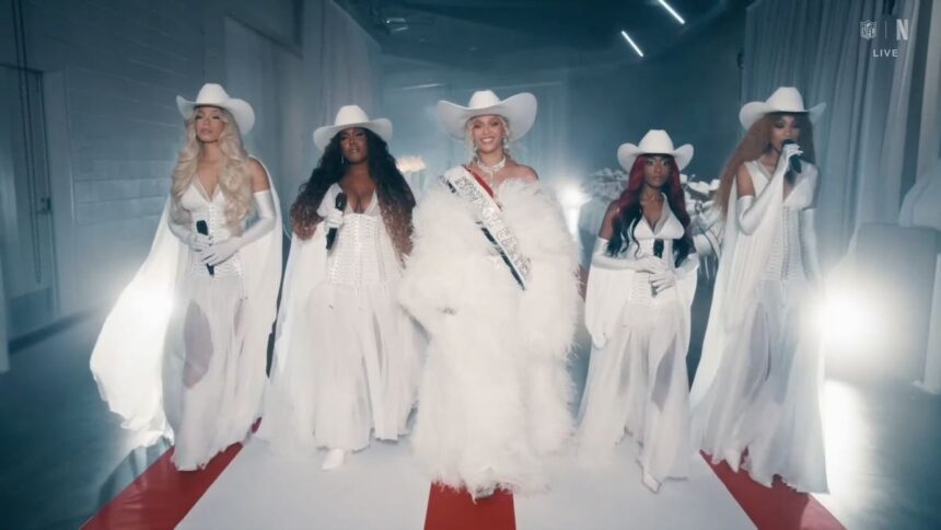 Beyoncé showcased ‘Cowboy Carter’ in jaw-dropping Netflix NFL halftime ...