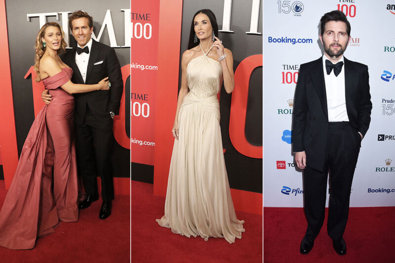 Time100 Gala attended by Blake Lively, Ryan Reynolds, Demi Moore, Adam ...